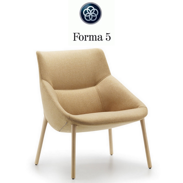 Sillón Bow Lounge Forma 5 - Sillas Mesas y Taburetes Multisilla