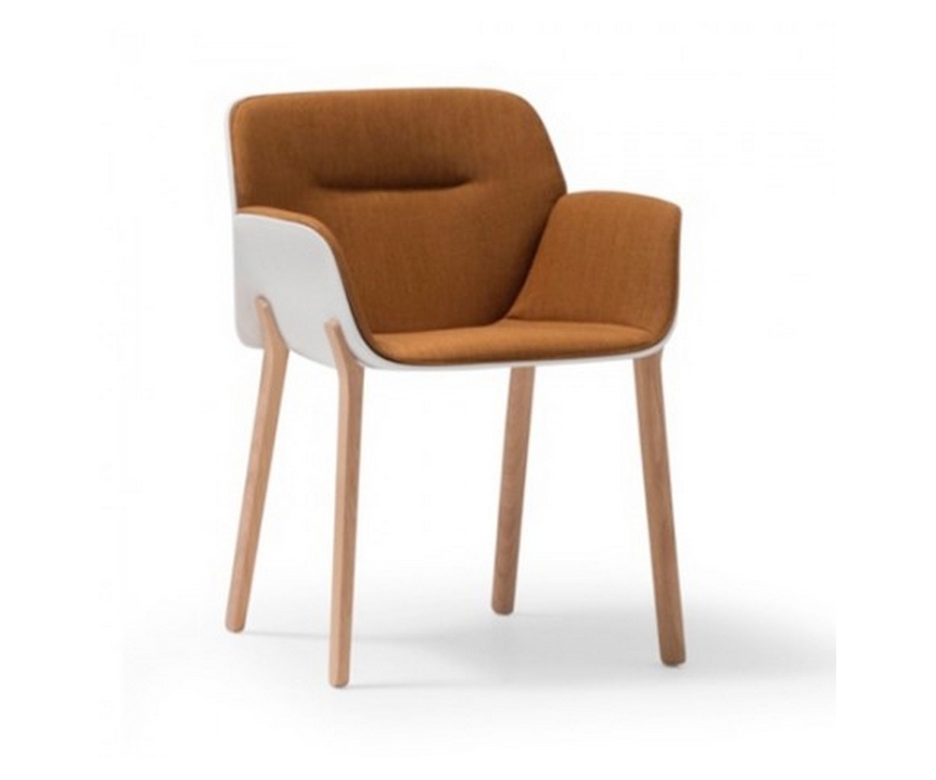 Sillón 10-Nuez Andreu World SO-2770 - Sillas Mesas y Taburetes Multisilla